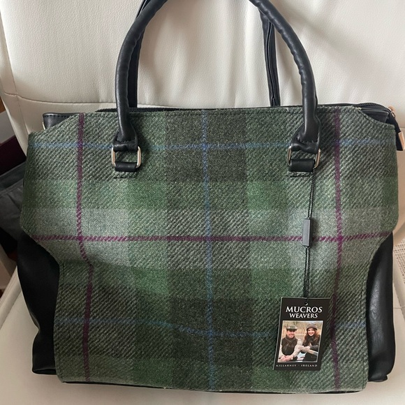 Mucros Weavers | Bags | Mucros Weavers Tartan Tweed Bag From Ireland ...